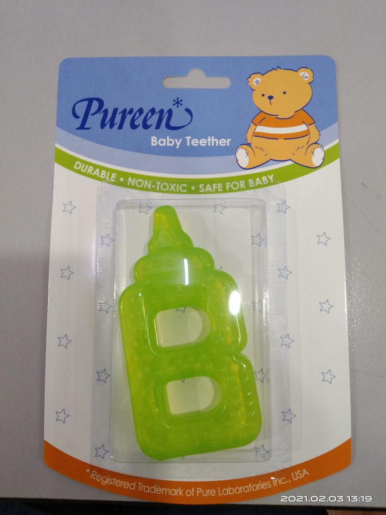 Pureen Teether Filled with Water (alphabet) – Biochem Pharmacy
